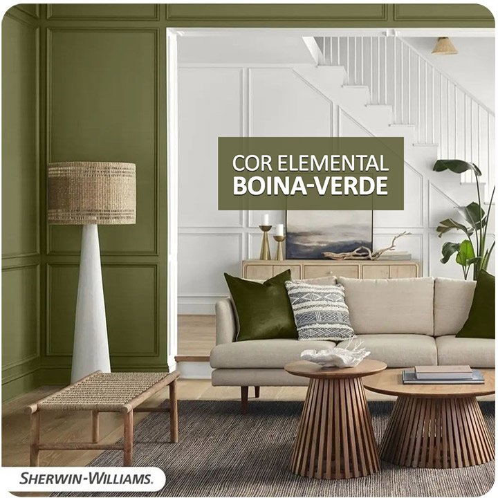 A cor Boina-Verde remete a natureza! Harmonize os seus ambientes ...